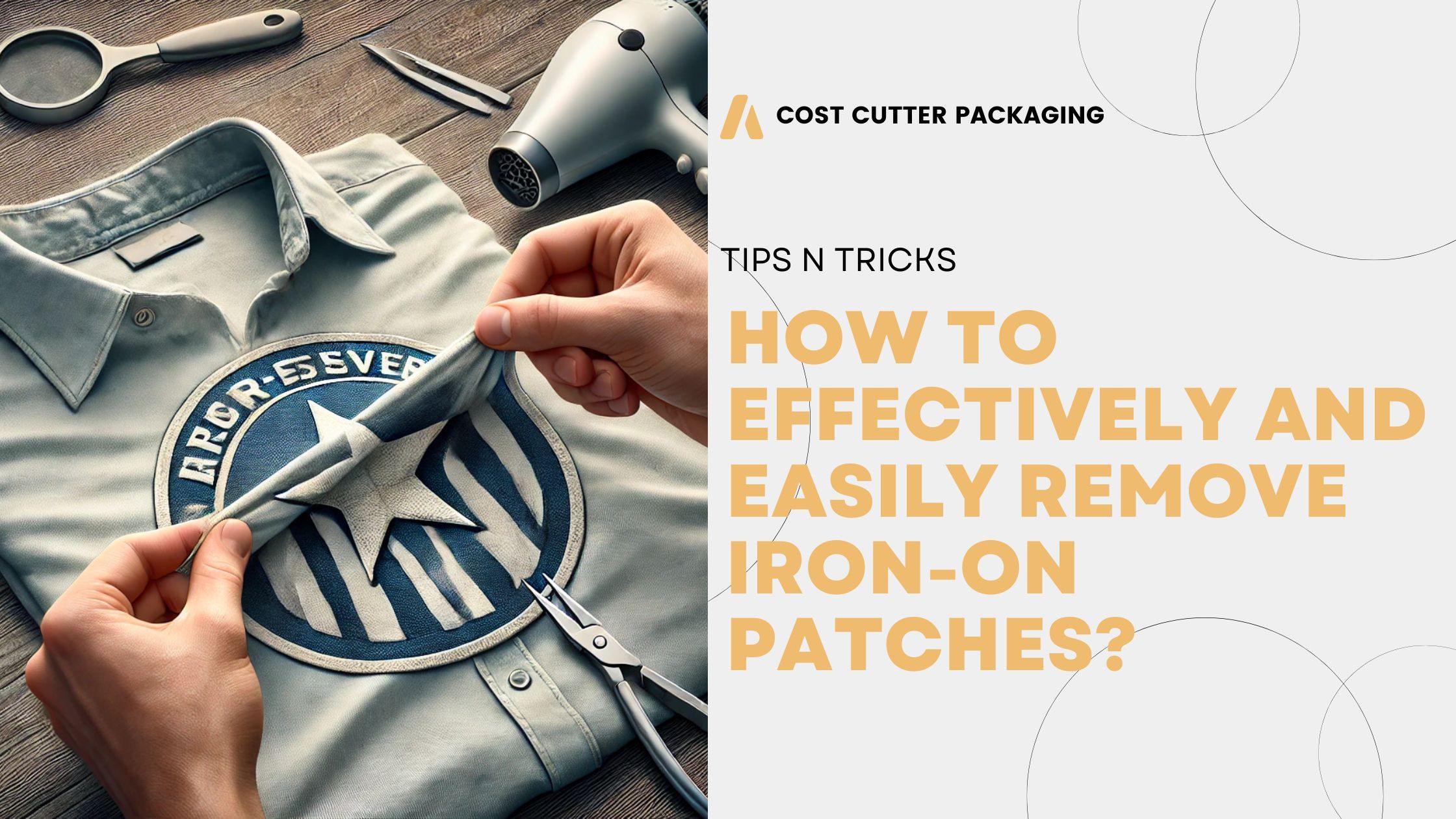 How to Remove Iron-on Patches 101 | Punch Digitizing